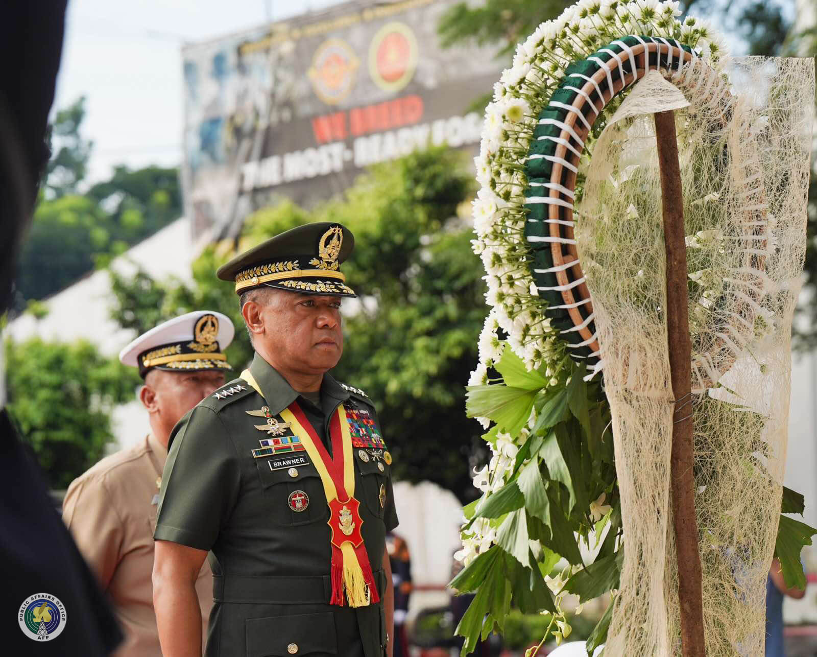 CSAFP Honors Fallen Marine Heroes in a Wreath-laying Ceremony